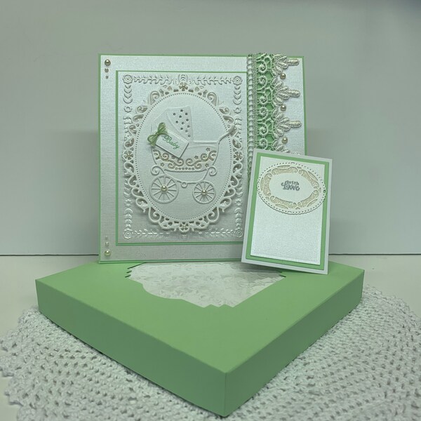 Handmade Baby Card - Etsy