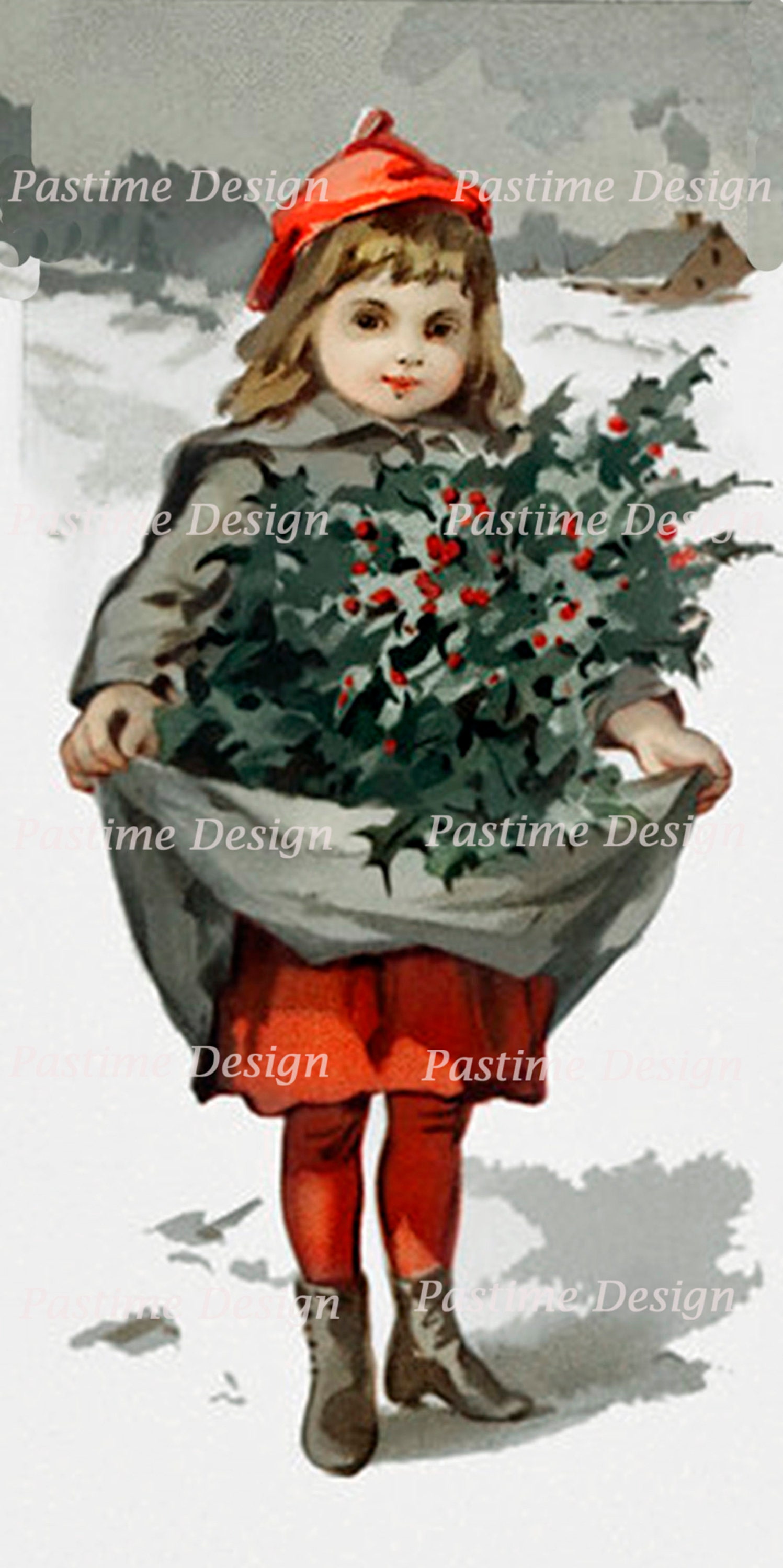 Vintage Edwardian Christmas,vintage Christmas Card,printable Christmas ...