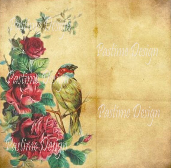 Printable Vintage Note Paperprintable Journal Pageinstant | Etsy