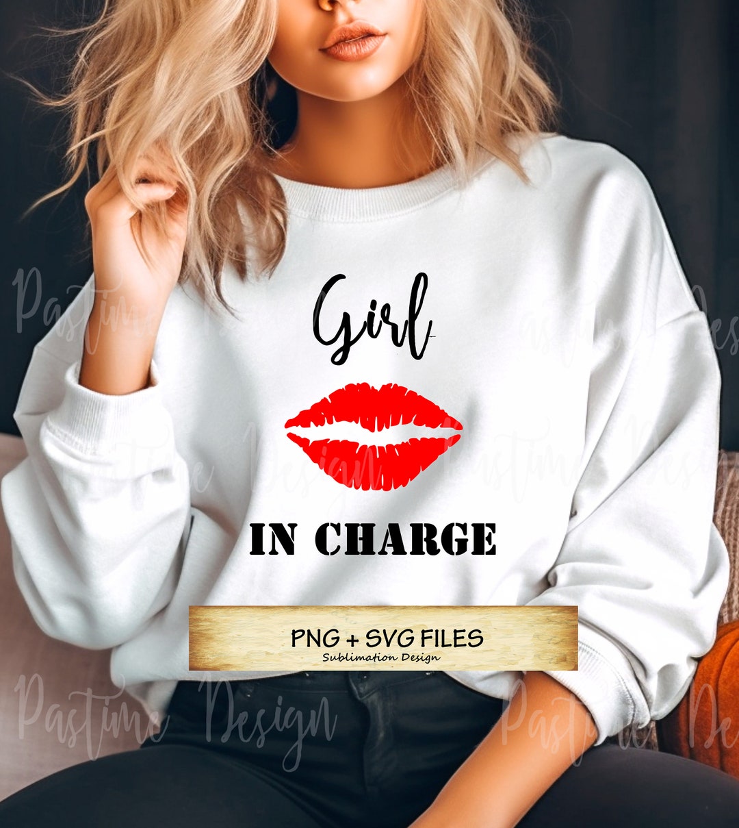 Girl in Charge PNG, Lips PNG, Girl in Charge SVG, Strong Girl Png ...