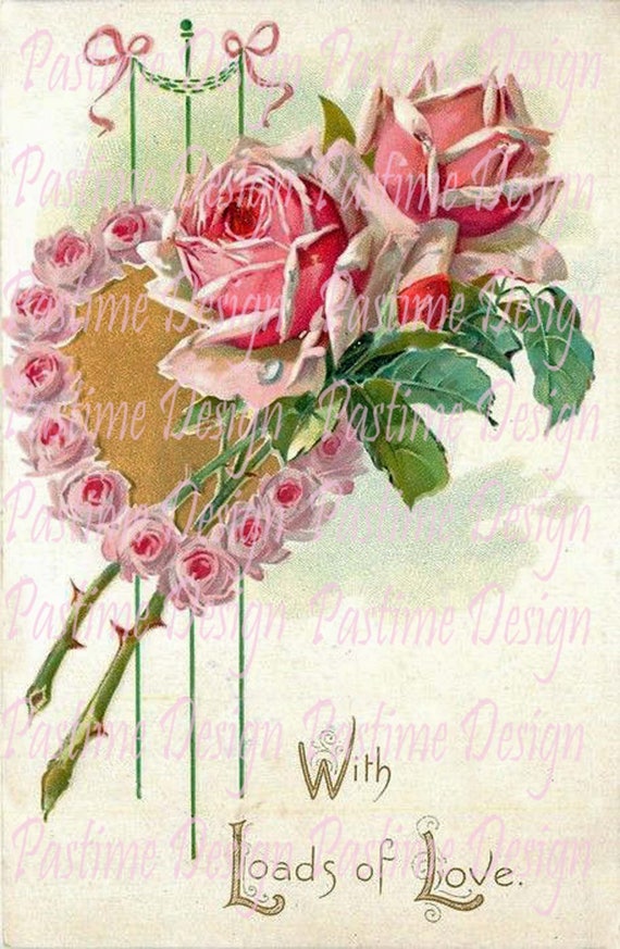 Vintage Valentine Heart Clip Art