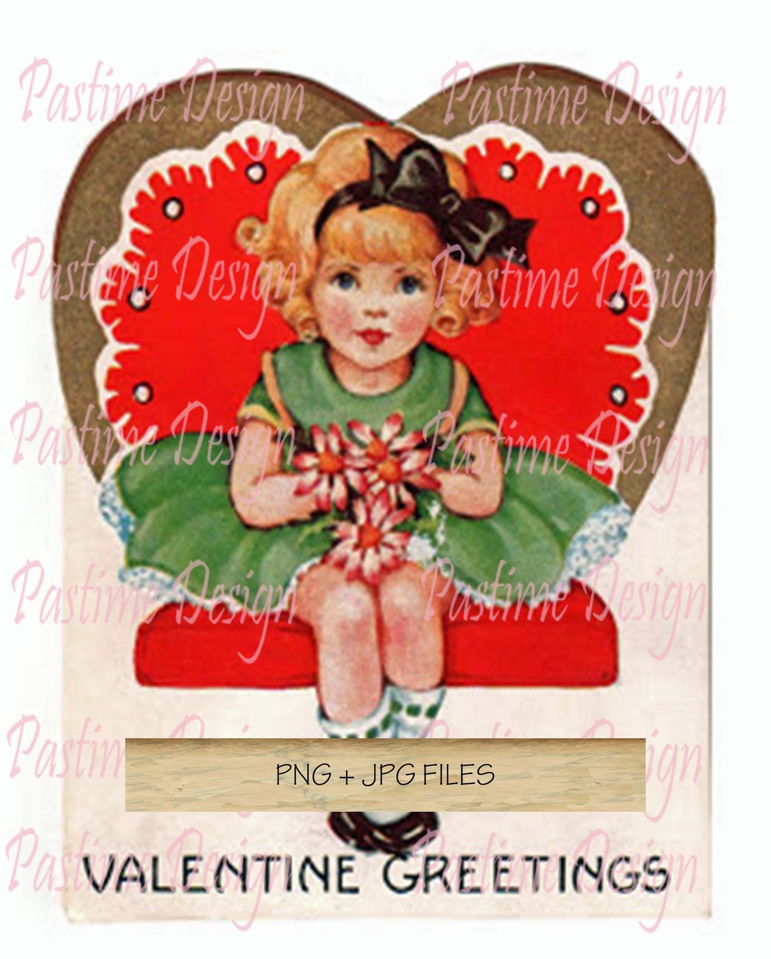 Vintage Valentine Clip Art,valentine PNG Download,heart Sublimation ...