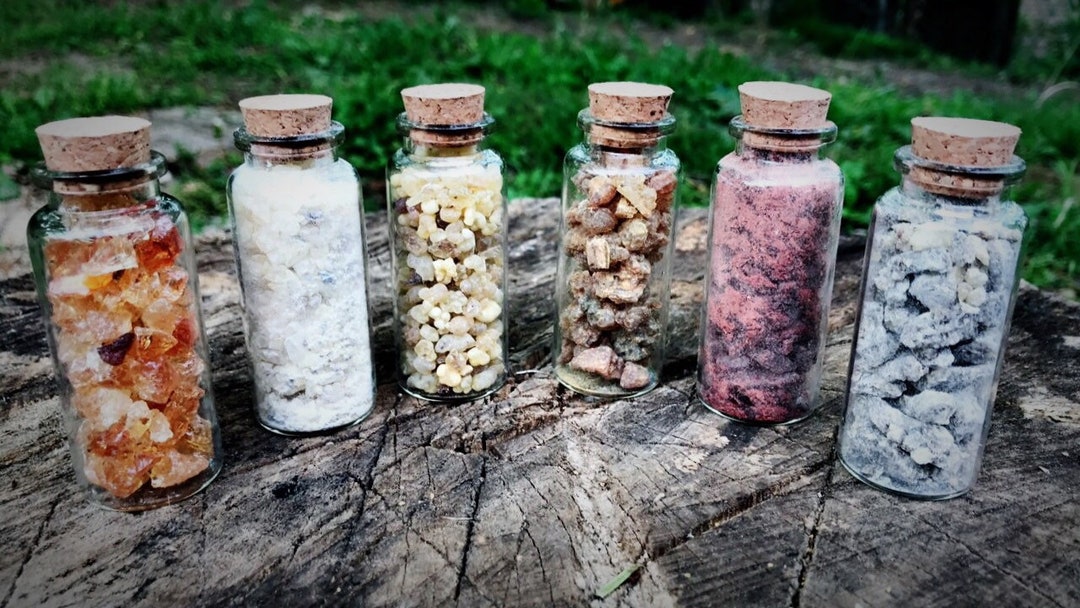 Resin Incense Frankincense Myrhh Copal Dragons Blood Benzoin Gum Arabic ...