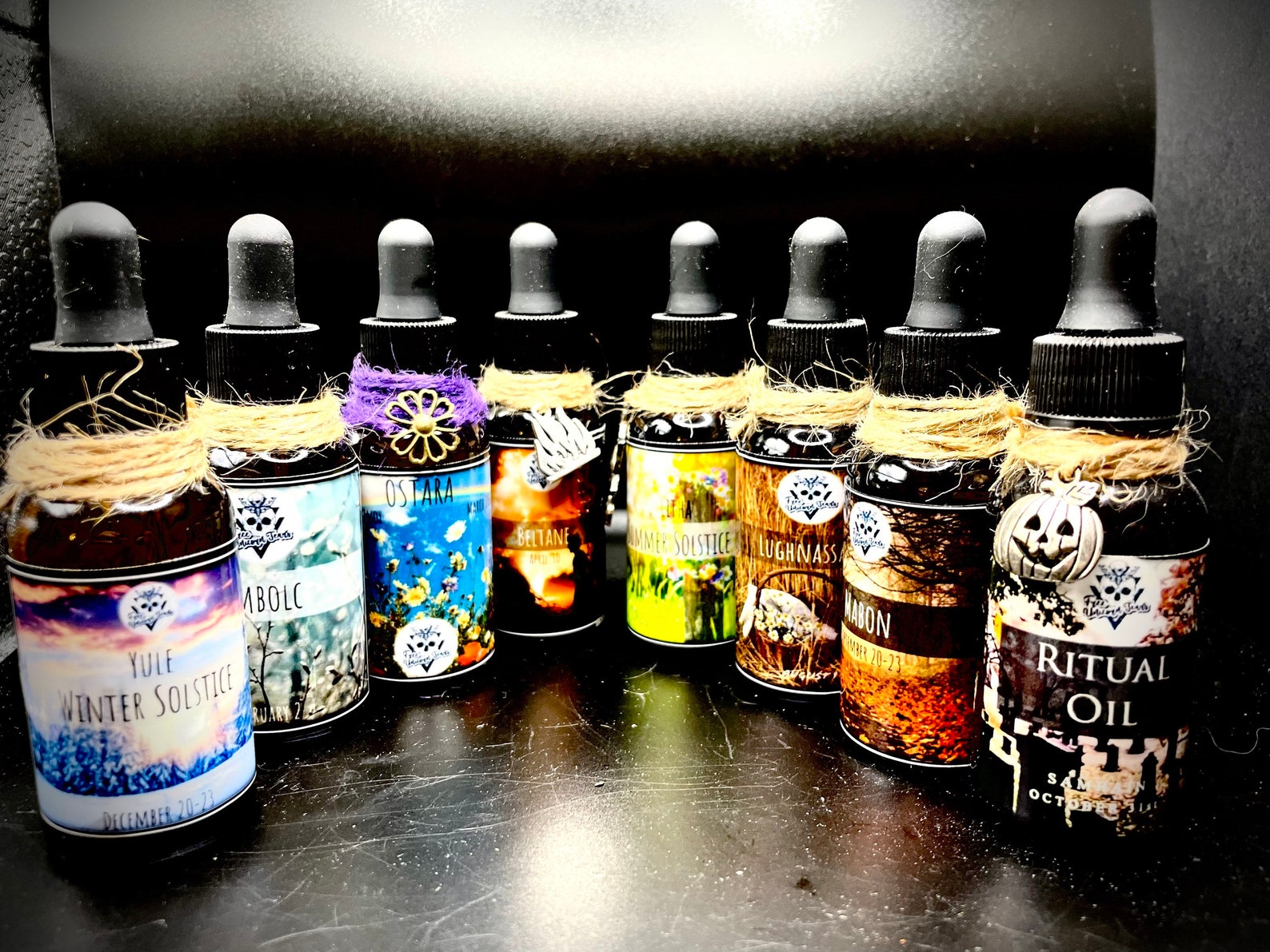 Entire Wheel of the Year Ritual Kit With Incense and Oil for - Etsy