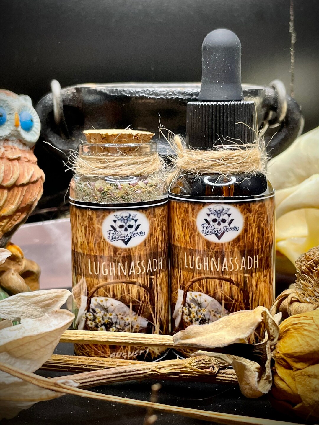 Lughnasadh Ritual Kit With Loose Incense and Oil Handcrafted Herbal ...