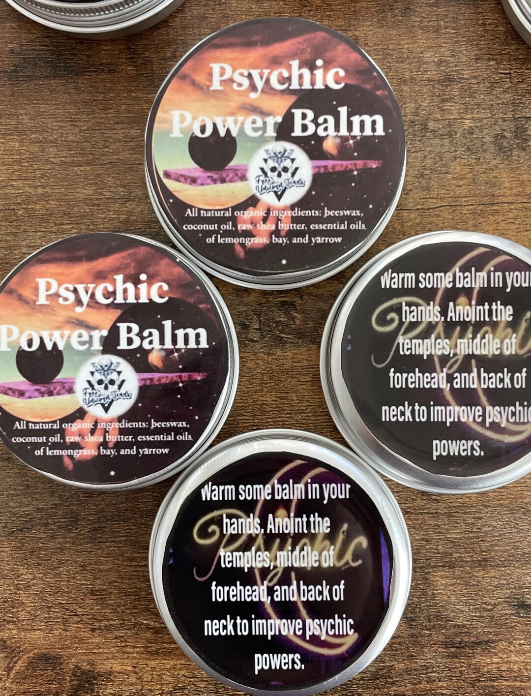 Psychic Power Balm All Natural Organic Handmade Balm With Essential ...