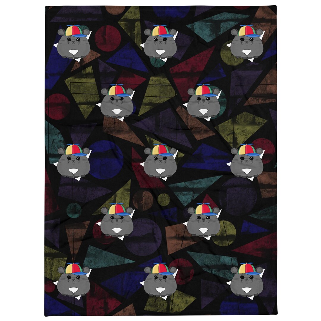 Cheeky Chins • Chinchilla • Derp • Throw Blanket - Etsy