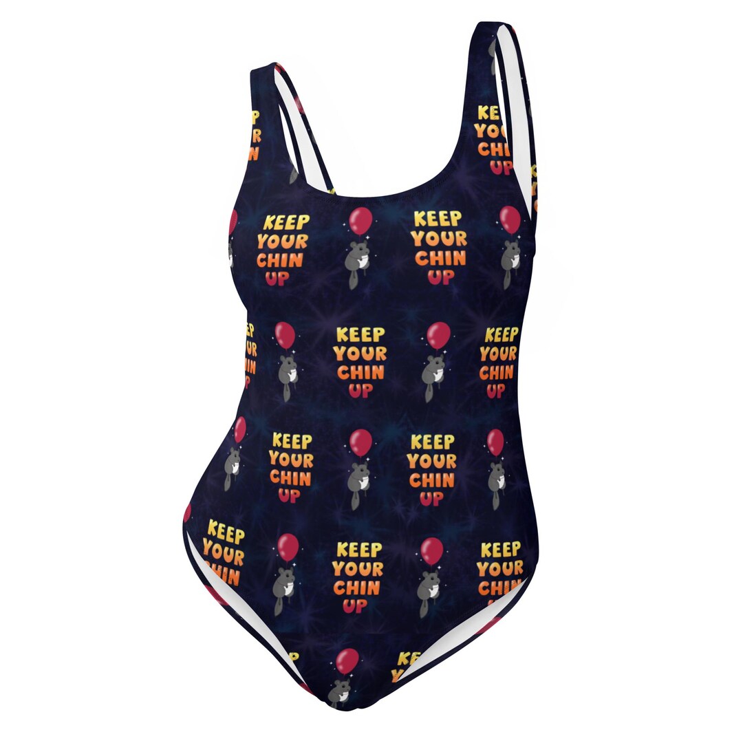 Cheeky Chins • Chinchilla • Chin up • One-piece Swimsuit - Etsy UK