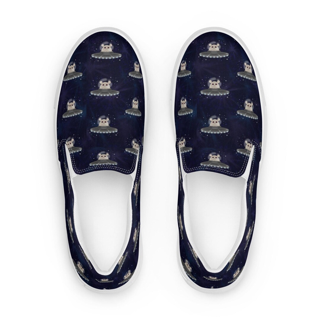 Cheeky Chins • Chinchilla • Space Chin • Women’s Slip-on Canvas Shoes ...