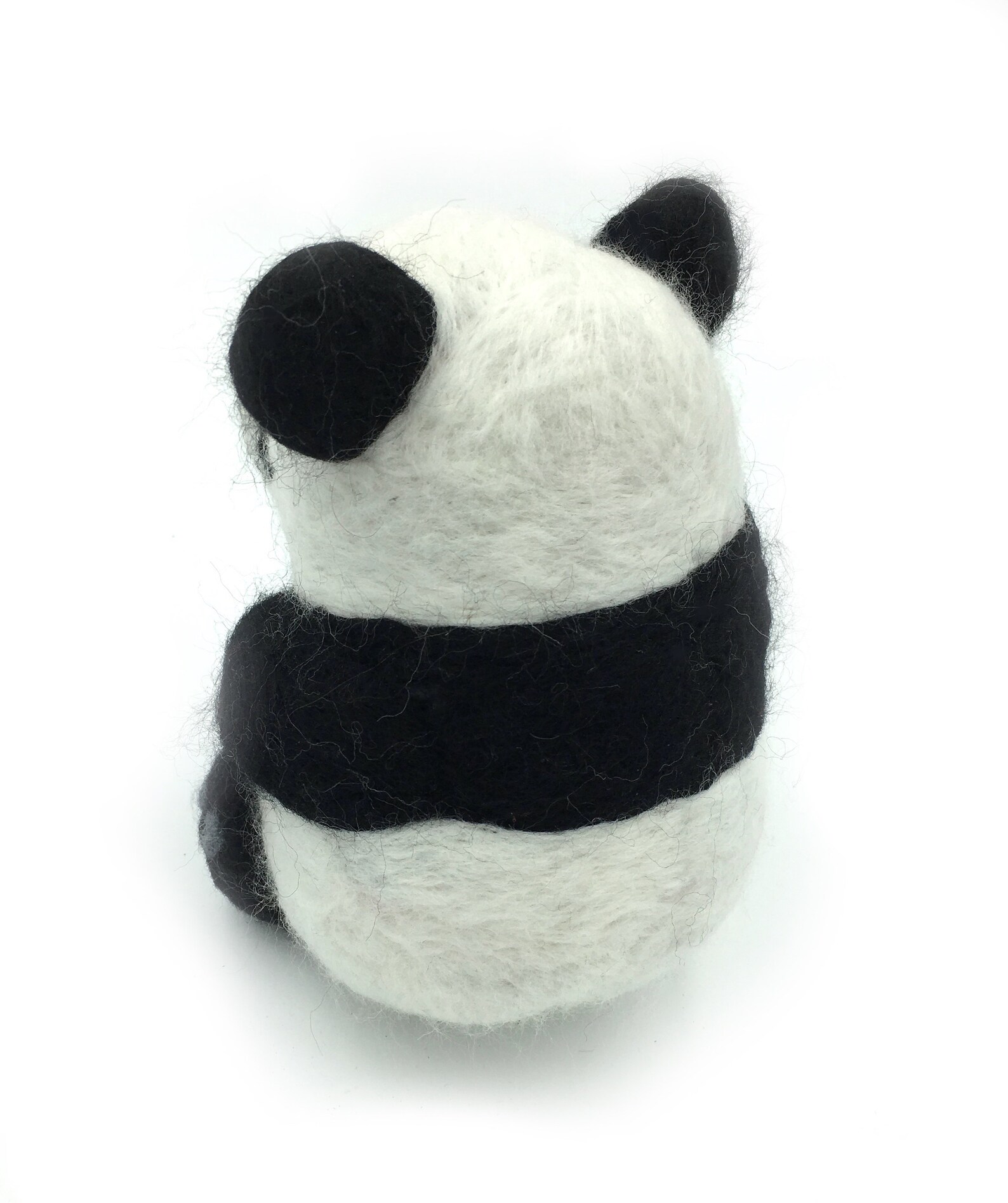 Cute Little Panda Needle Felt Wool Zoo Wild Animals - Etsy