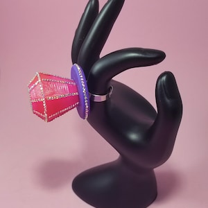 Ringpop Pop Candy Crystal Statement Cocktail Ring - Etsy