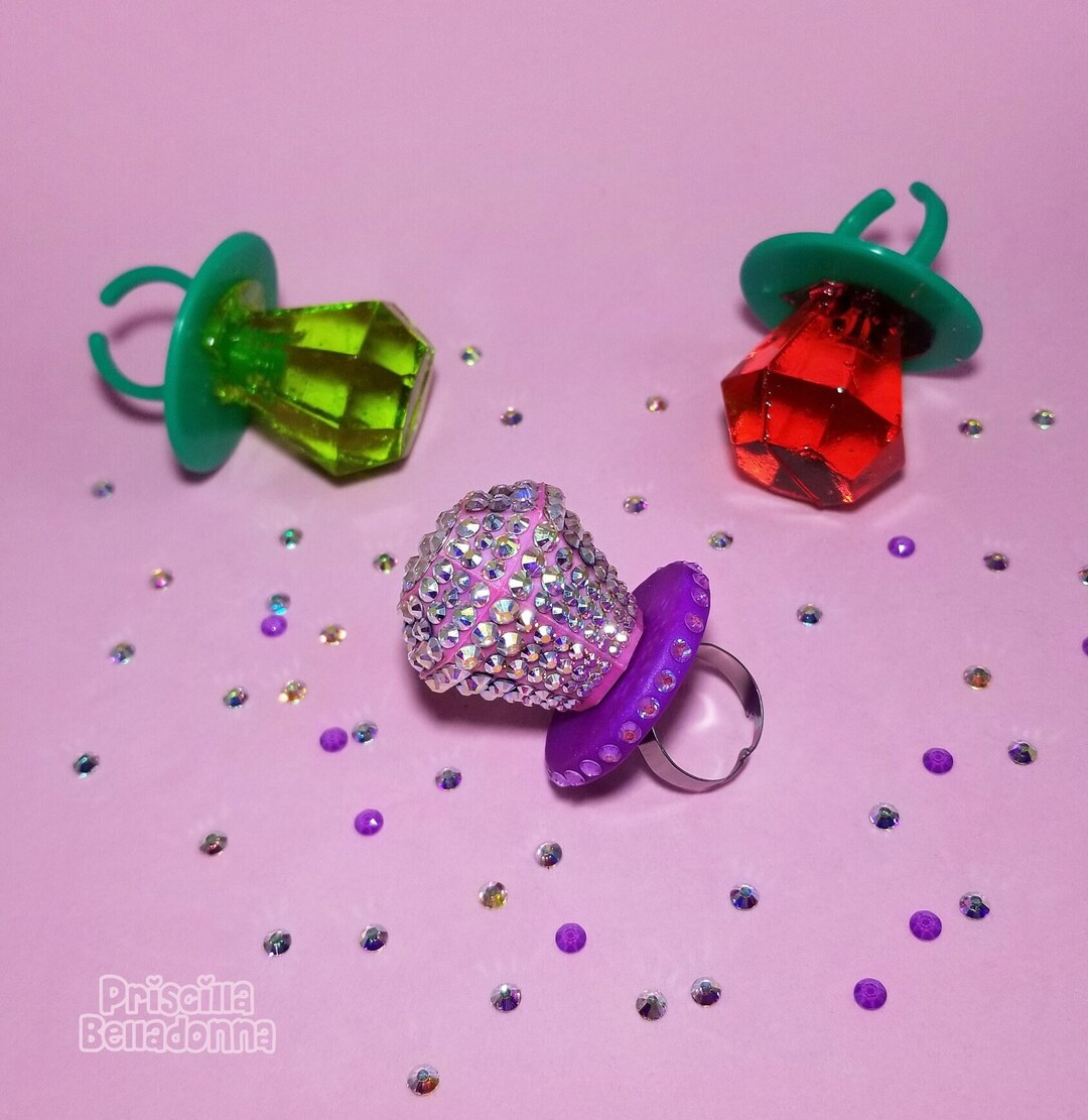 Ringpop Pop Candy Crystal Statement Cocktail Ring - Etsy
