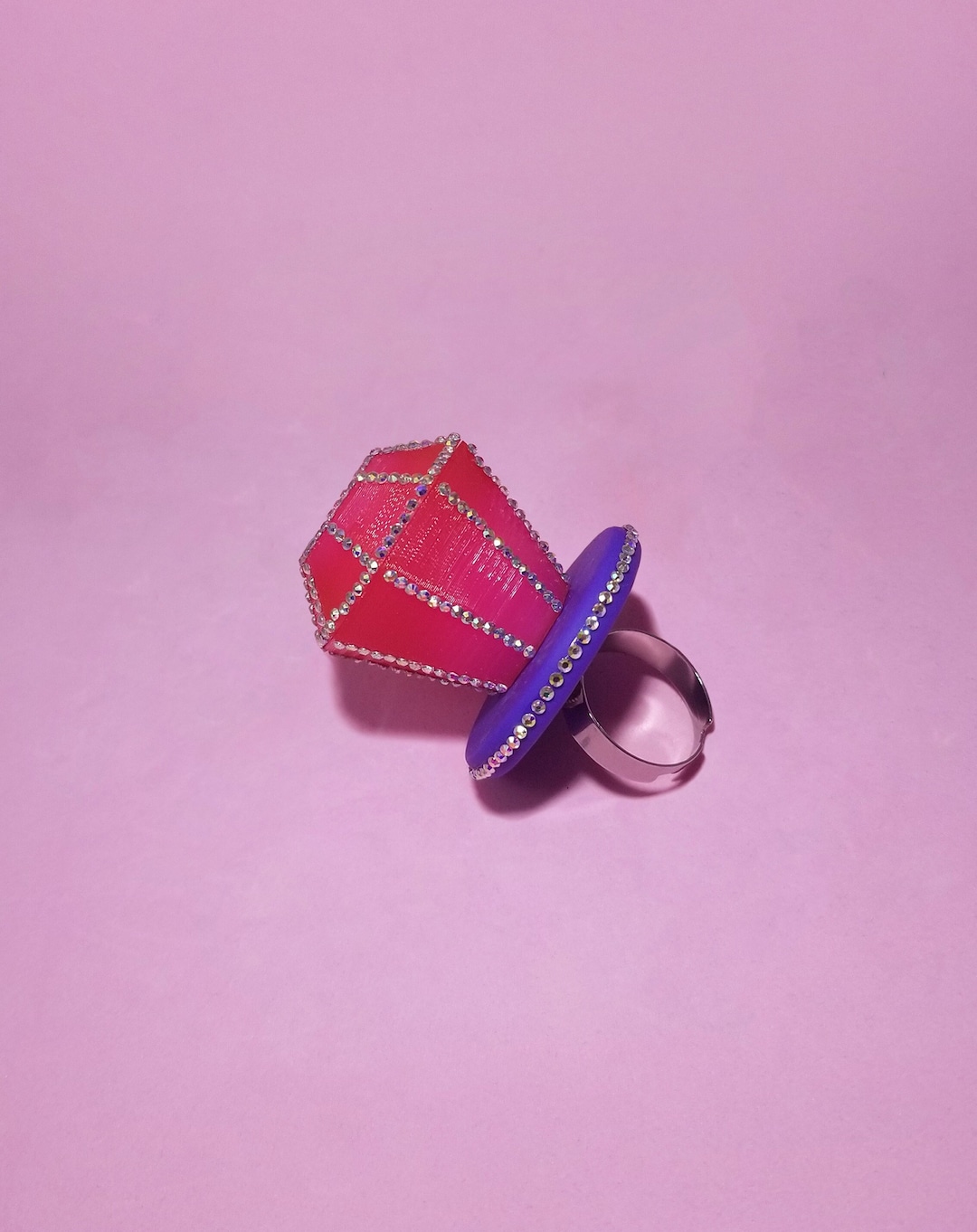 Ringpop Pop Candy Crystal Statement Cocktail Ring - Etsy
