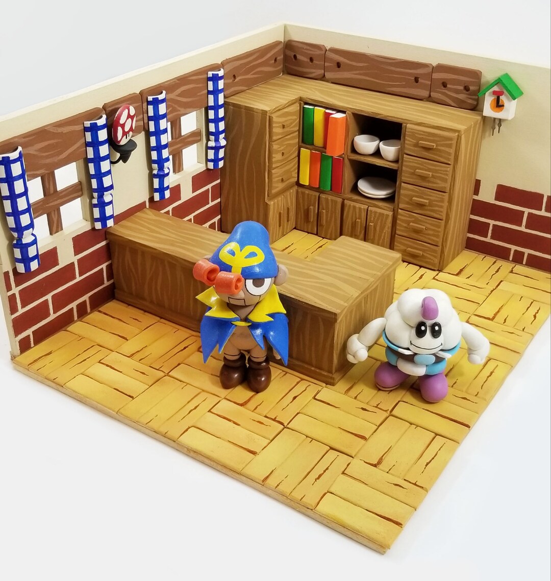 Mario RPG Diorama Mallow Geno Figure Handmade Commissions Nintendo - Etsy