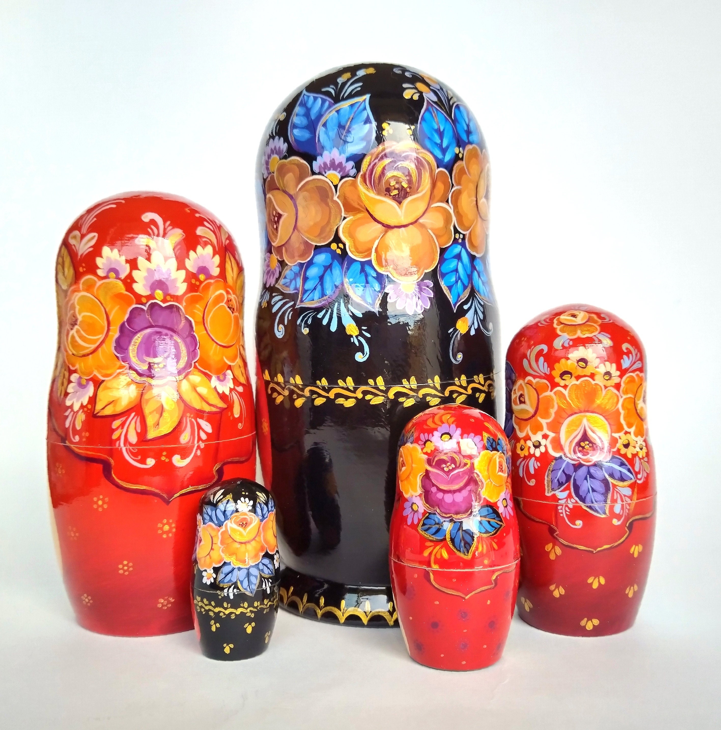 Custom Nesting Dolls / per Foto Familienpuppen Portrait | Etsy