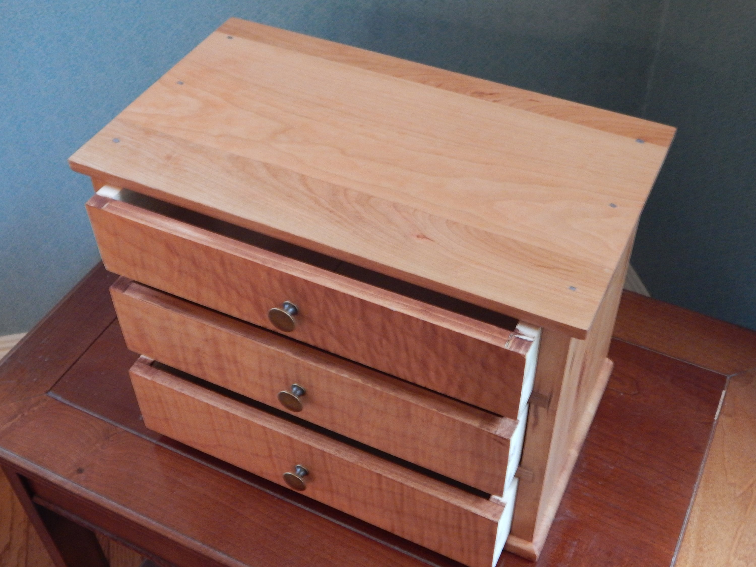 3 Drawer Desk Top Storage - Etsy