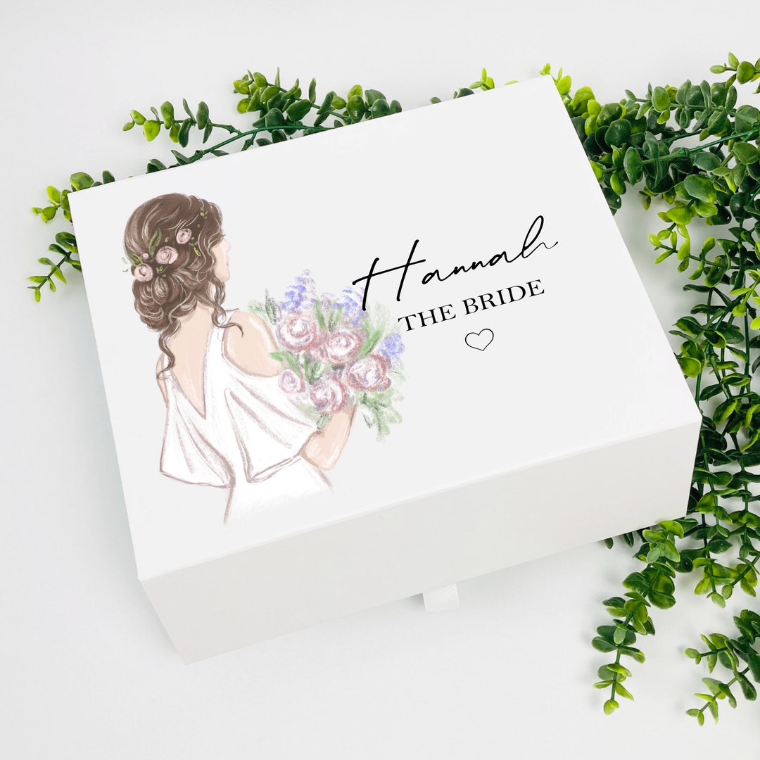 Bride Gift Box, Personalised Gift Box, Bride Gift, Bride to Be Gift Box ...