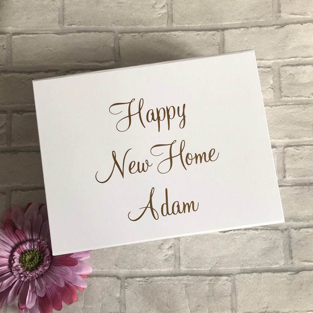 Personalised New Home Gift Box, New Home Gift Box, First Home Gift ...