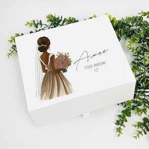 Bride Gift Box, Personalised Gift Box, Bride Gift, Bride to Be Gift Box ...