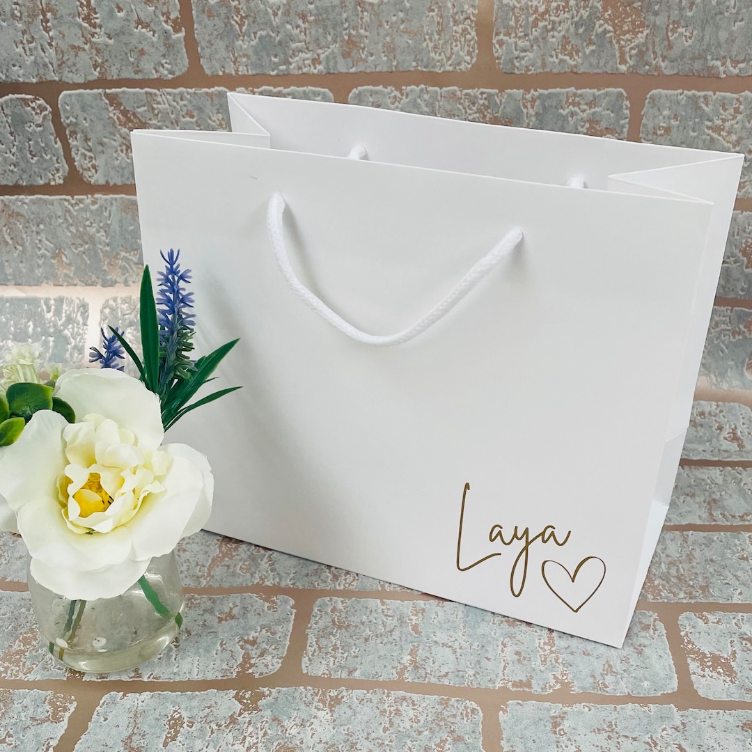 Personalised Name Gift Bag, Birthday Gift Bag, Special Occasion Gift ...
