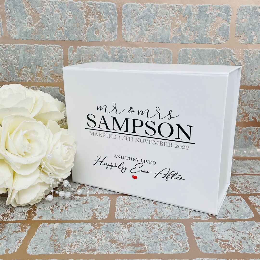 Luxury Personalised 'wedding Day Gift Box, Personalised Wedding Gift ...