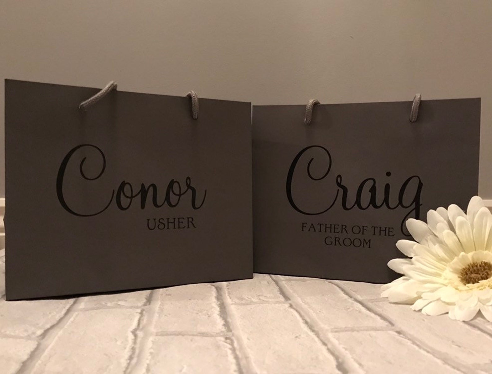 Personalised Groomsmen Gift Bag, Best Man Gift Bag, Groomsmen Gift ...