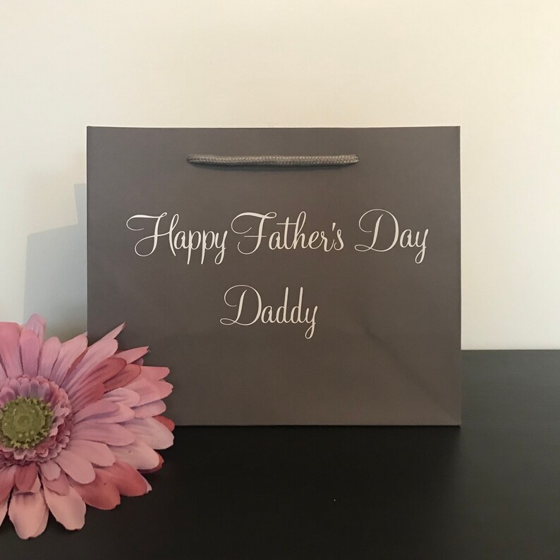 Personalised Fathers Day Gift Bag Fathers Day Gift Bag | Etsy