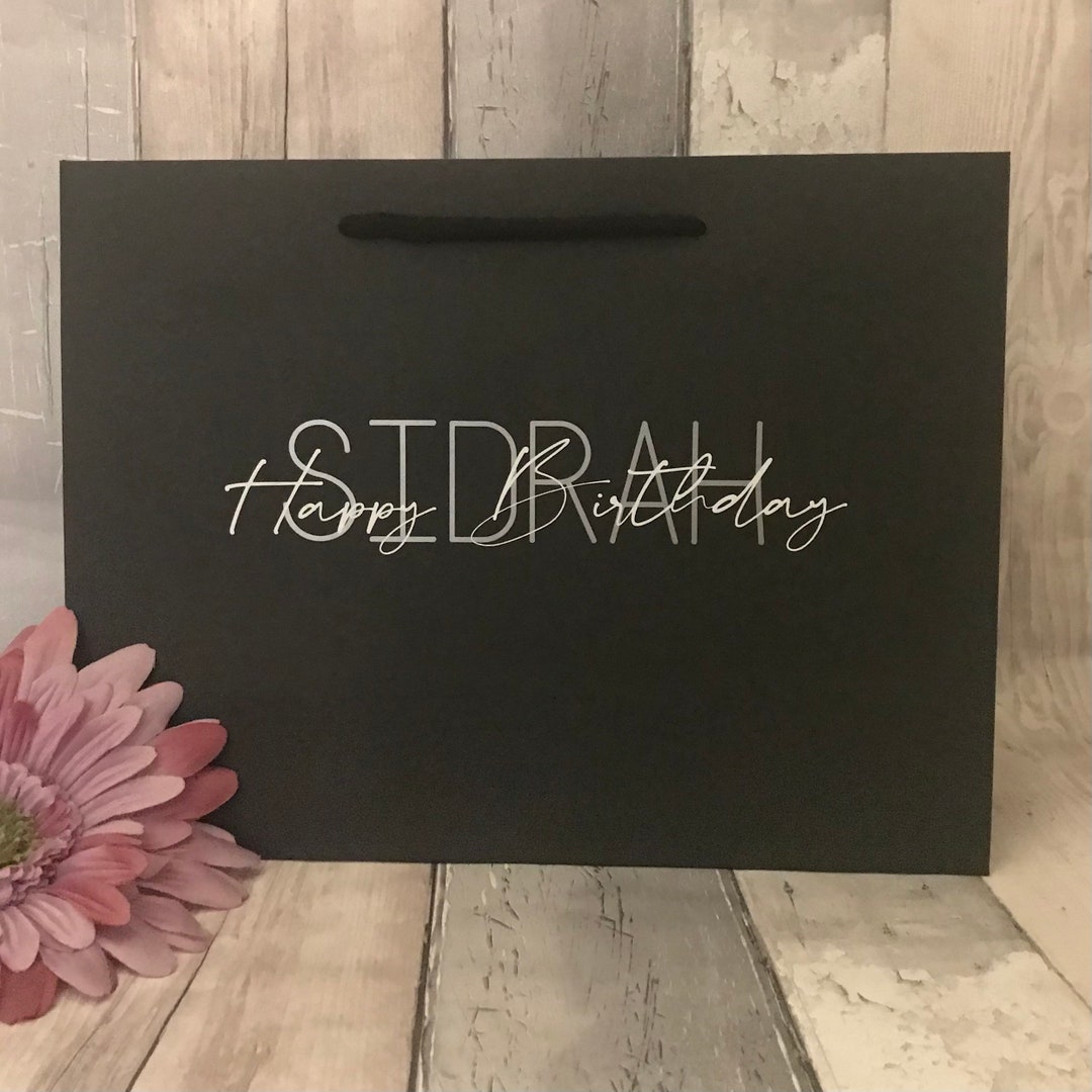 Personalised Birthday Gift Bag, Birthday Gift Bag, Special Birthday ...