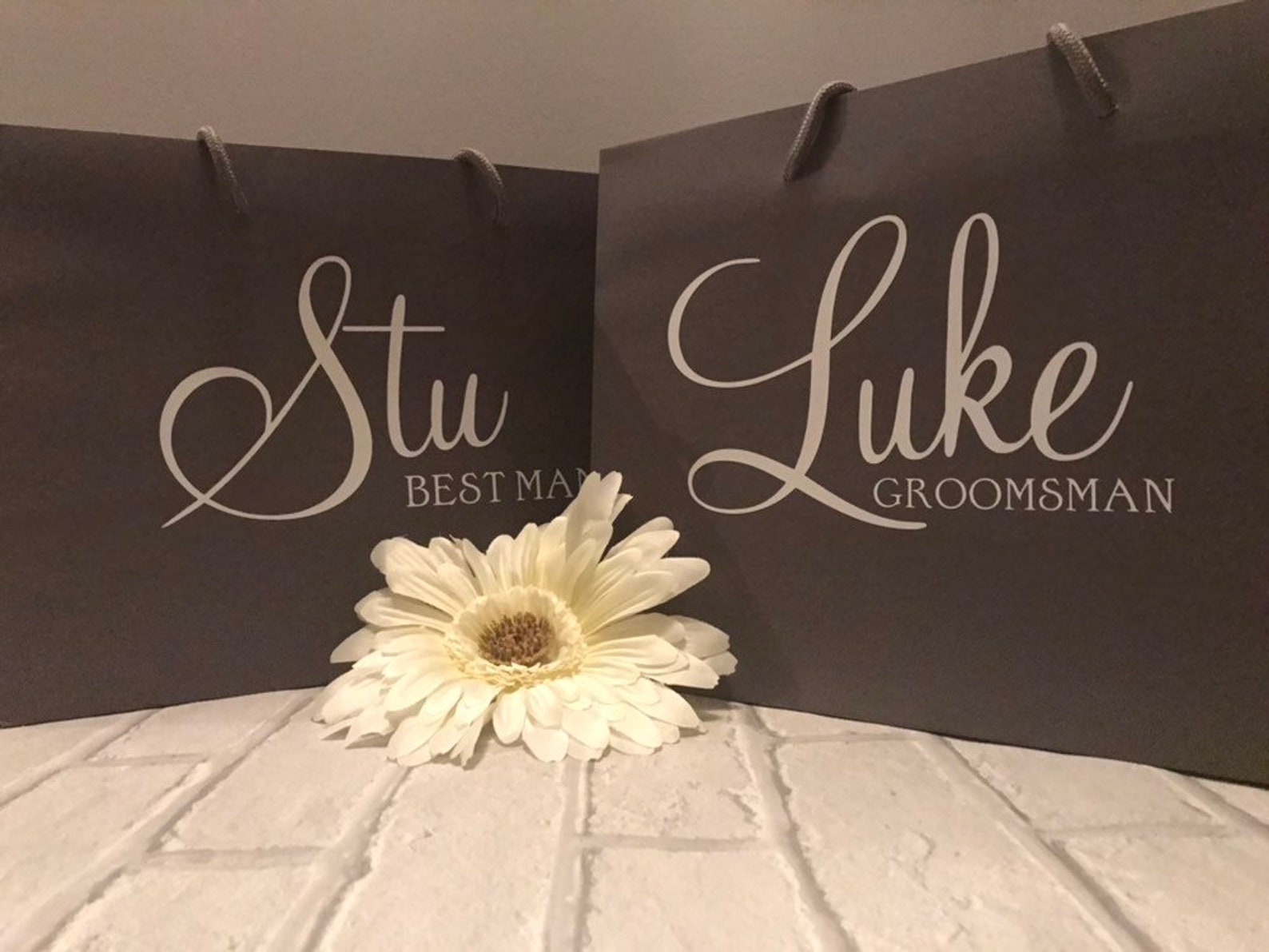 Personalised Groomsmen Gift Bag, Best Man Gift Bag, Groomsmen Gift ...