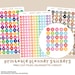 Hearts Printable Stickers Digital Planner Sticker Download Cut Lines ...