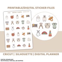Twin Mom Sticker Sheet – Printable Digital Stickers for Planners ...