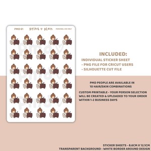 Tv Printable PMD People Stickers | Digital Planner Sticker Download ...