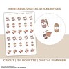 Utility Bills Printable Doodle Icon Stickers Digital Planner Sticker ...