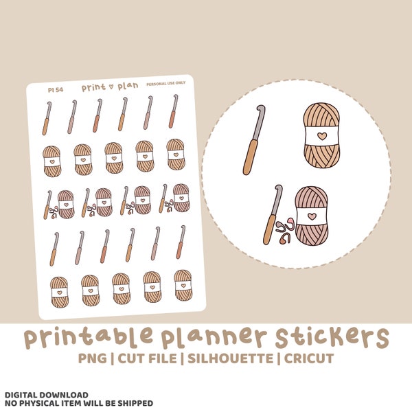 Craft Planner Printable - Etsy