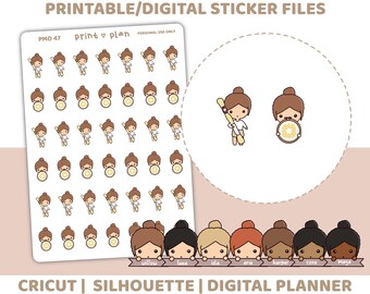 Embroidery PMD People Stickers Planner Stickers PMD47 - Etsy