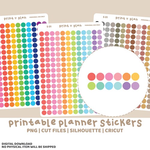 Tv/movie Icon Printable Stickers Digital Planner Sticker - Etsy