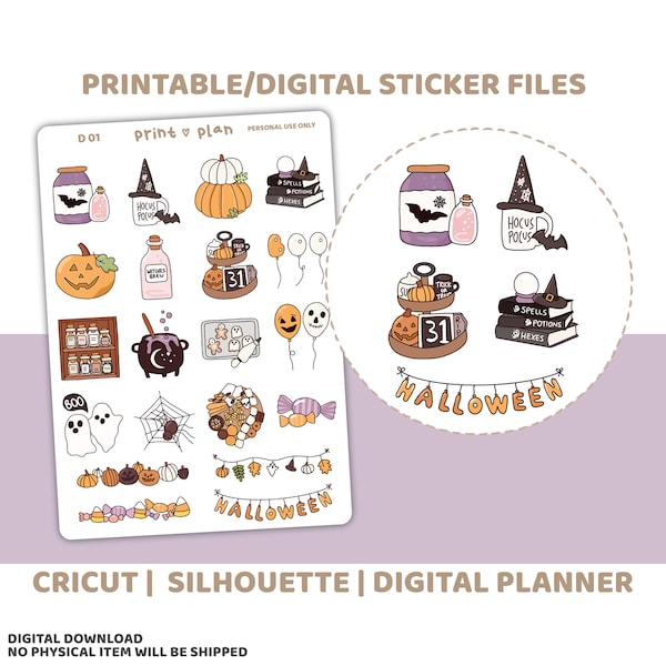Planner Stickers Printable - Etsy