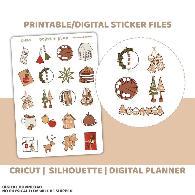 Printable Stickers - Etsy UK