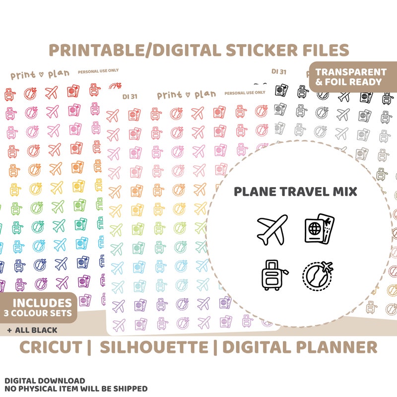 Travel Stickers - Etsy