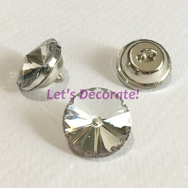 Crystal Buttons - Etsy
