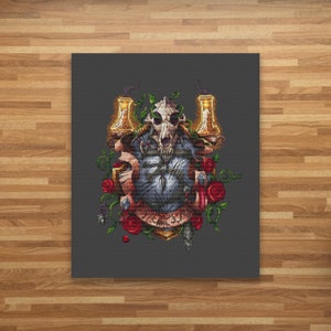 World of Warcraft, Worgen Crest, Icon of the Cursed, Cross Stitch ...