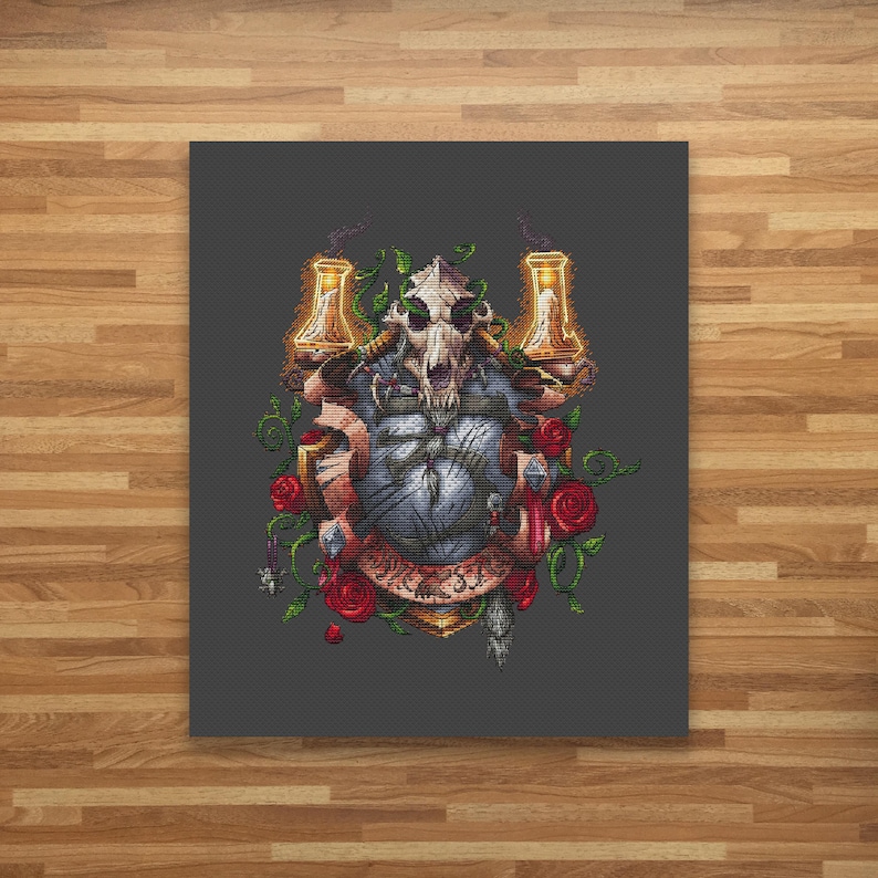 World of Warcraft, Worgen Crest, Icon of the Cursed, Cross Stitch ...