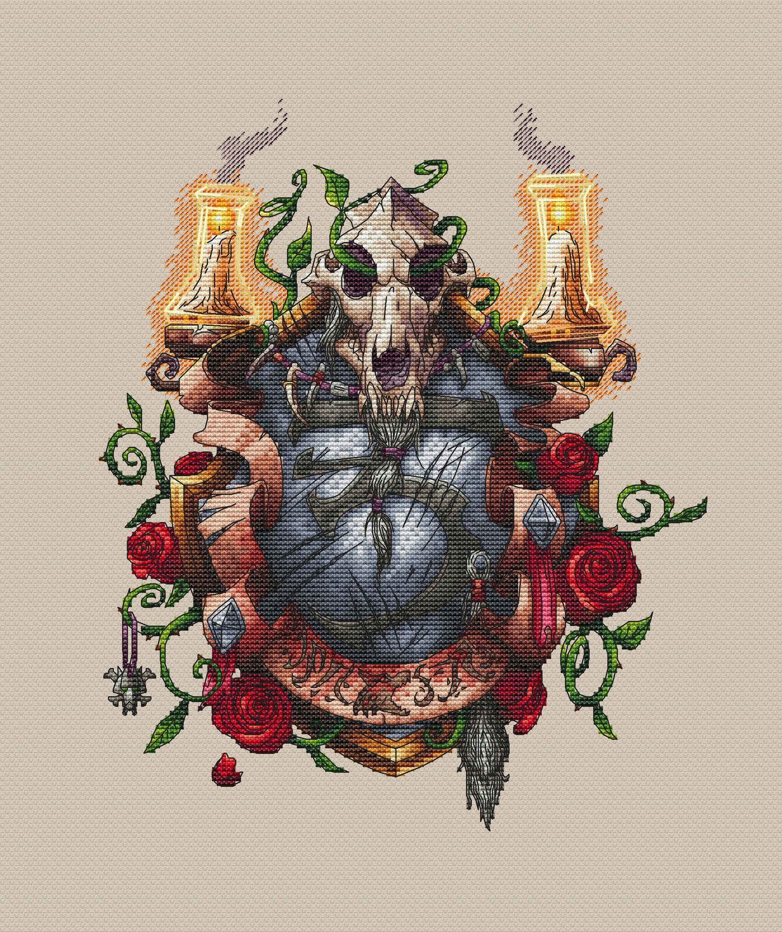 World of Warcraft Worgen Crest Icon of the Cursed Cross - Etsy