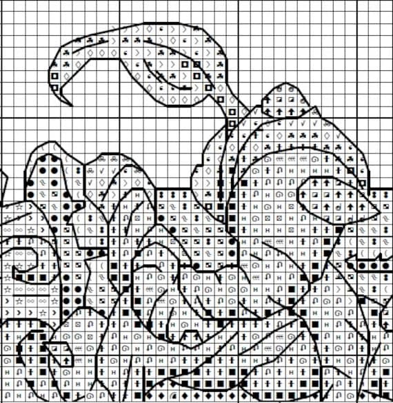 Sewing & Needlecraft Plastic Canvas World of Warcraft Druid Cross ...