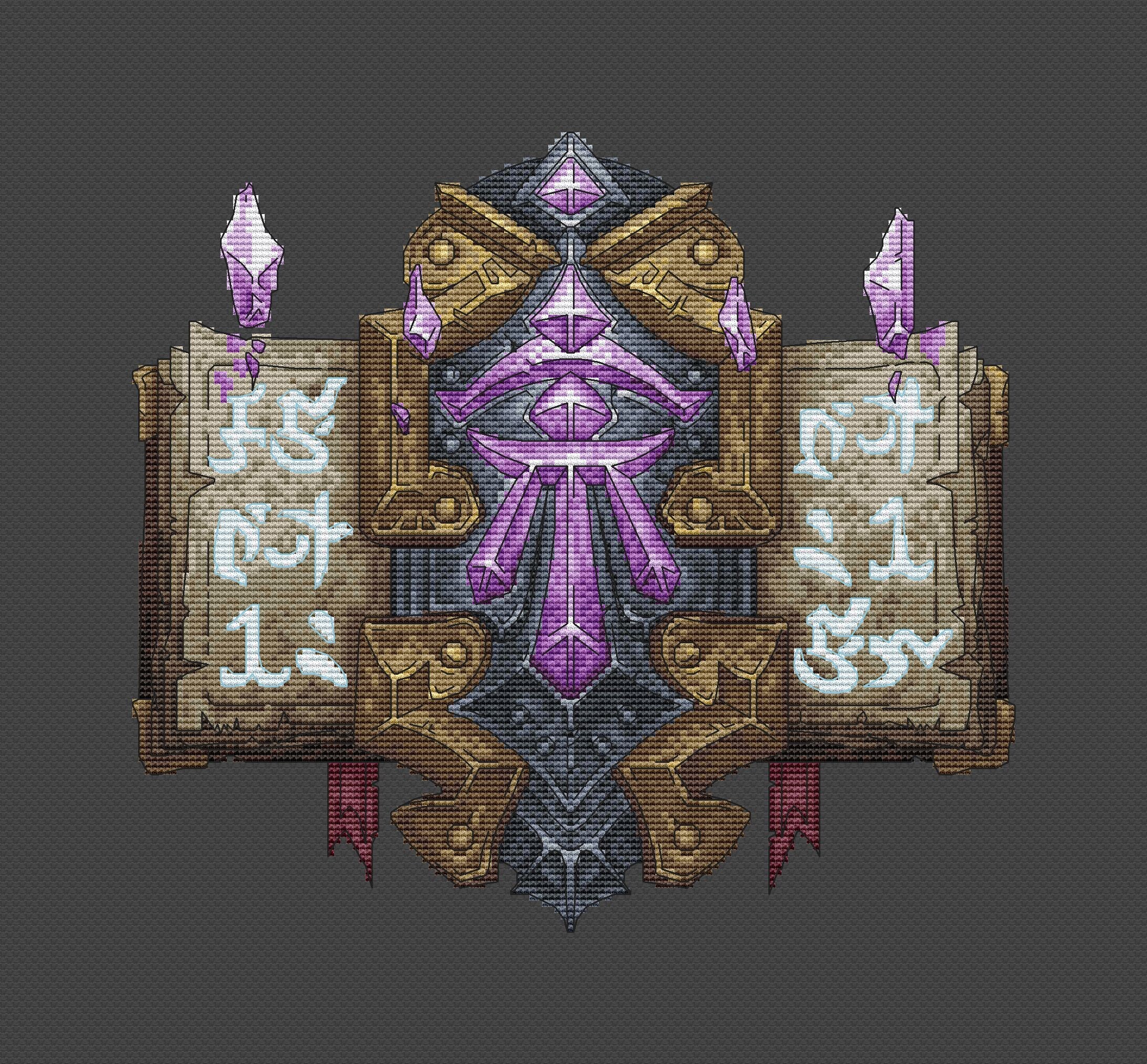 World of Warcraft, Mage Crest, Class Crest, Cross Stitch Pattern PDF - Etsy