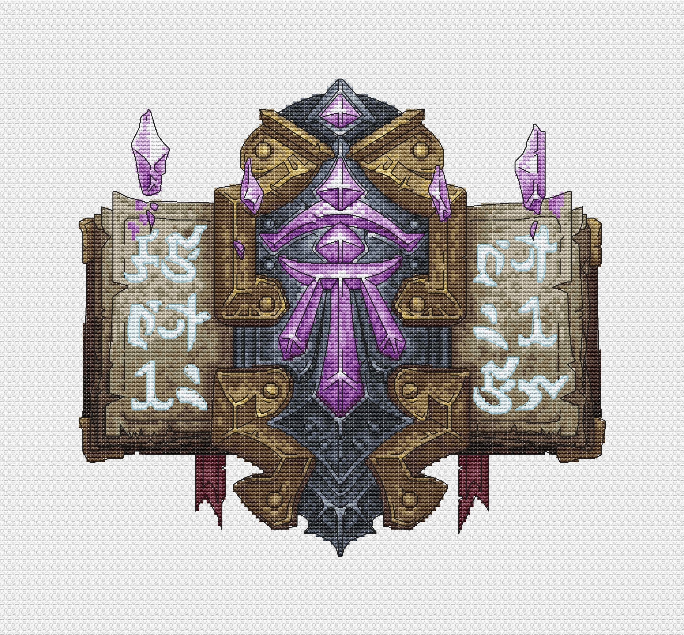 World of Warcraft, Mage Crest, Class Crest, Cross Stitch Pattern PDF - Etsy