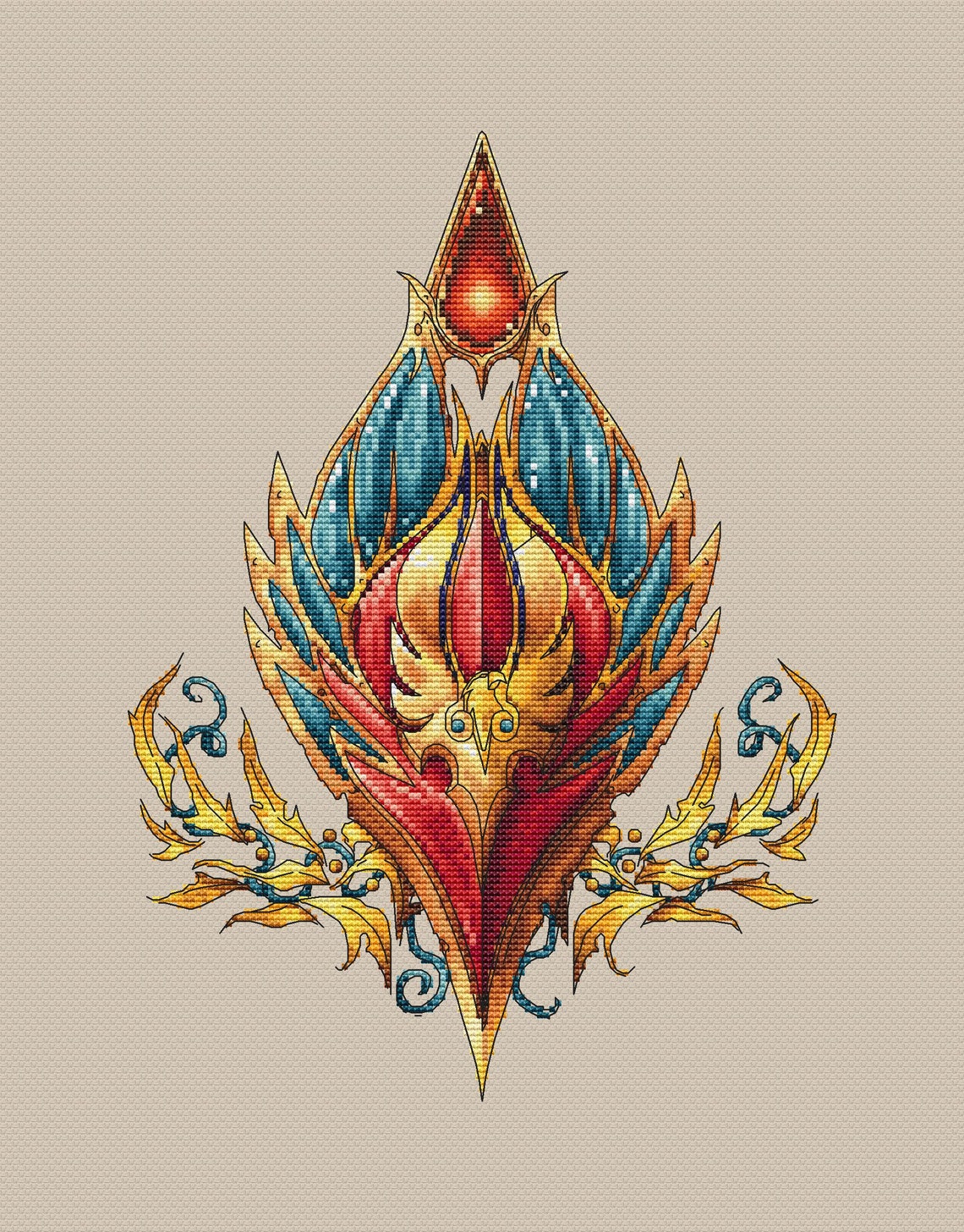 World of Warcraft Blood Elf Crest Icon of Blood Cross - Etsy