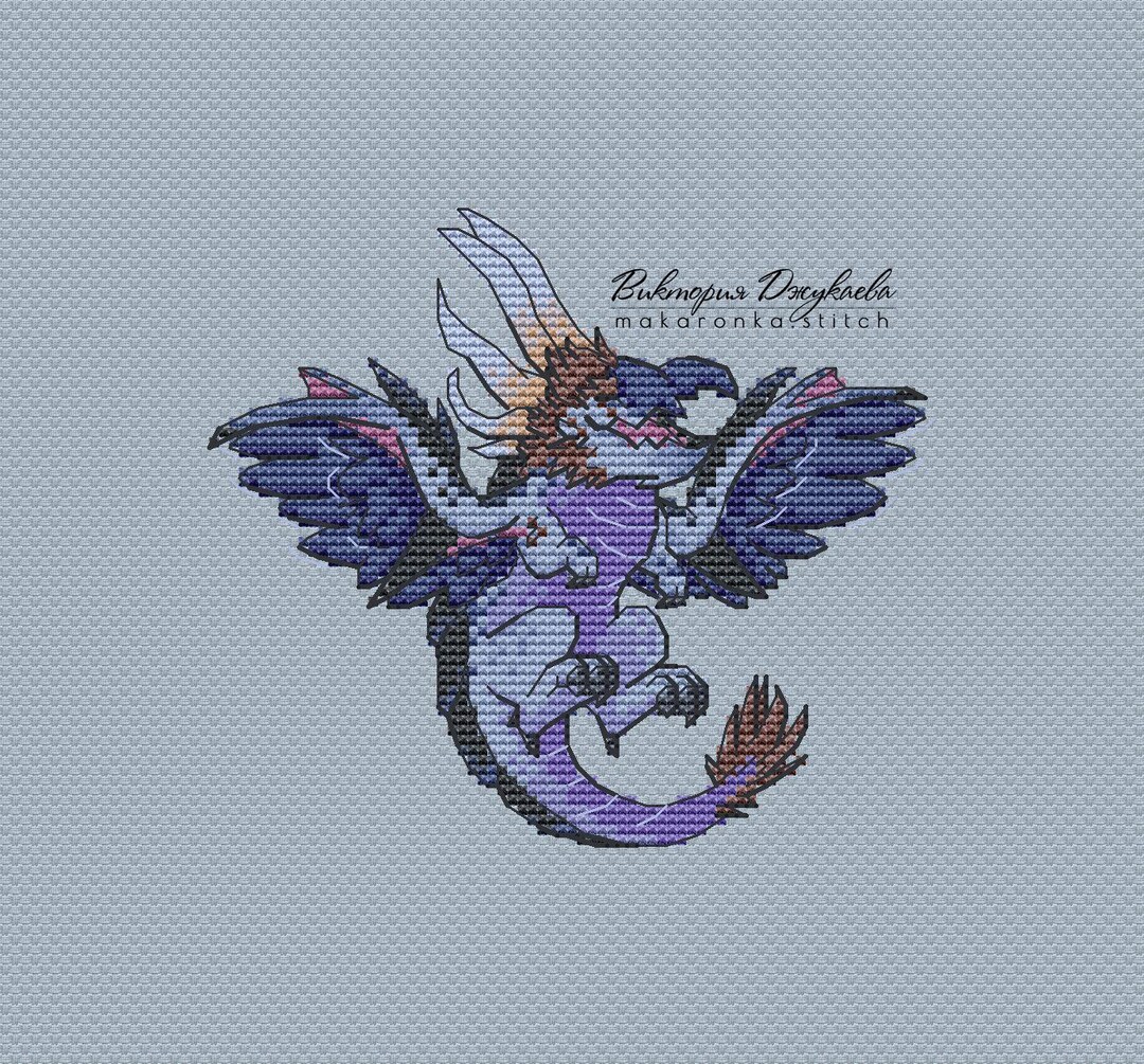 Raszageth the Storm-eater Cross Stitch Pattern PDF + SAGA, World of ...