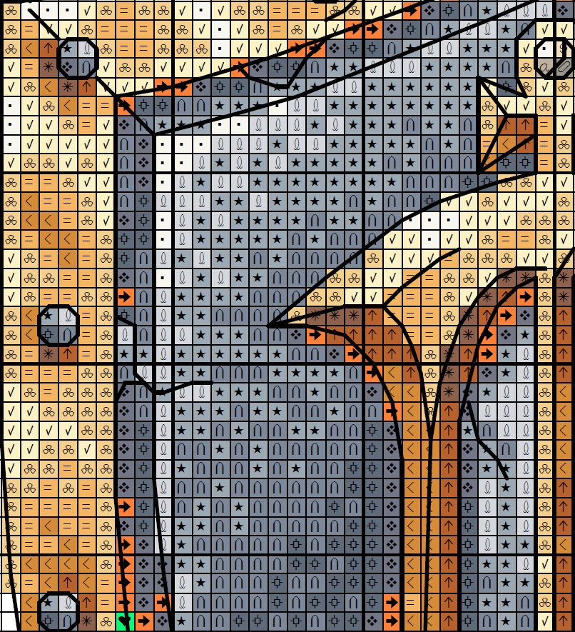 World of Warcraft, Human Crest, Icon of Courage, Cross Stitch Pattern ...