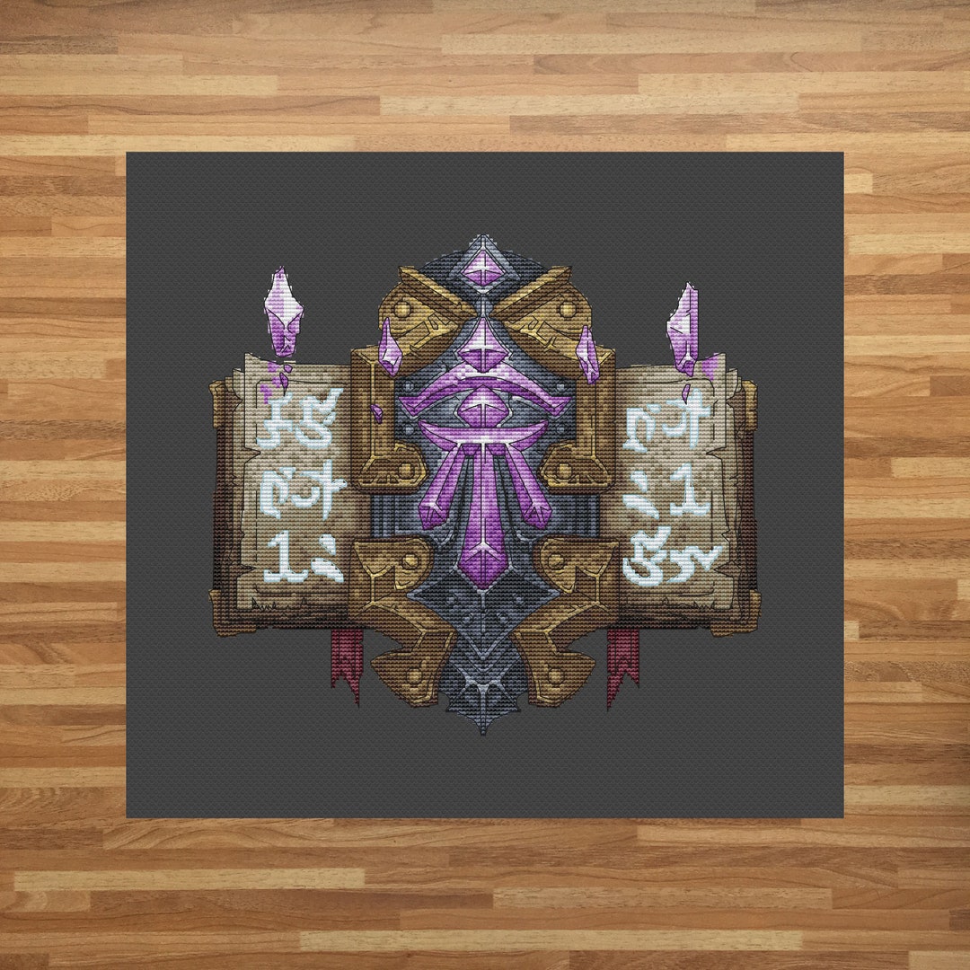 World of Warcraft, Mage Crest, Class Crest, Cross Stitch Pattern PDF - Etsy